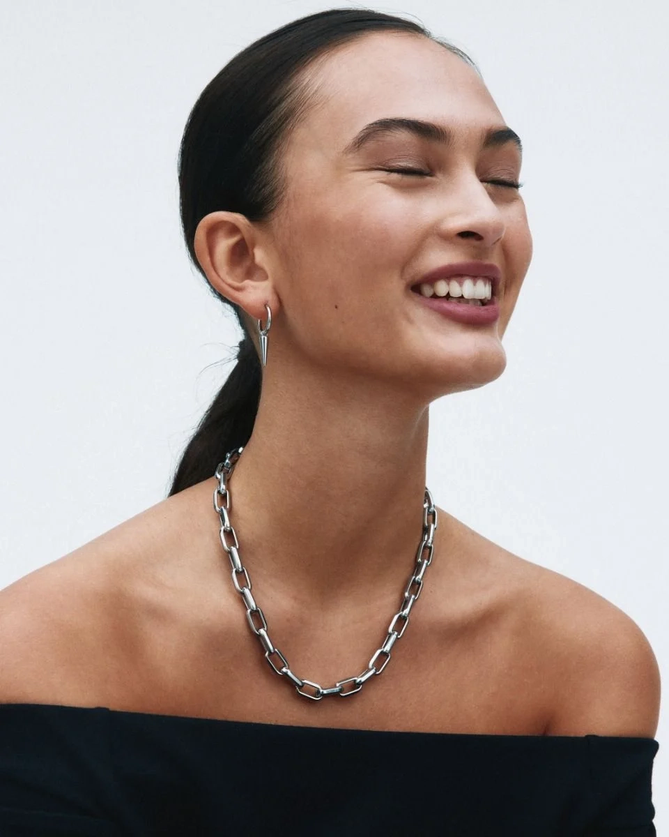 Box Chain Maxi Necklace Steel • Edblad • Snabb leverans • Gratis inslagning