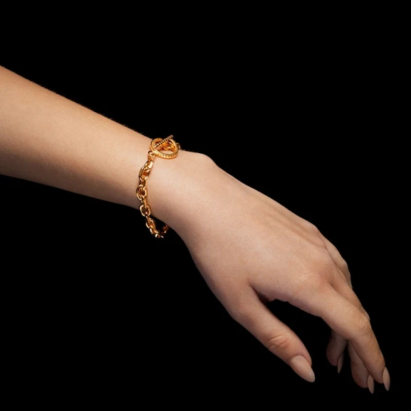 Claw Knife Edge Bracelet Gold • Maria Nilsdotter • Fri Frakt