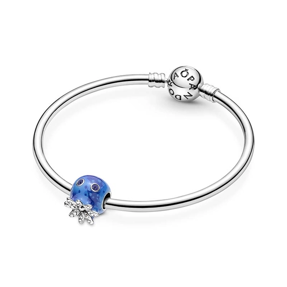 Ocean Bubbles & Waves Octopus Charm - PANDORA - 1-2 dagars leverans