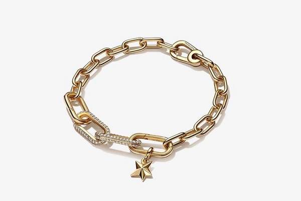 Pandora ME Faceted Star Mini Dangle Guld - PANDORA - 1-2 dagars leverans