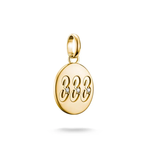 CC Connect Angel Number 333 Charm Gold - Thomas Sabo - Nordic Spectra