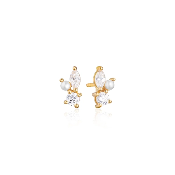 Adria Three Piccolo Earrings Gold • Sif Jakobs • Aitoa hopeaa & nopea ...
