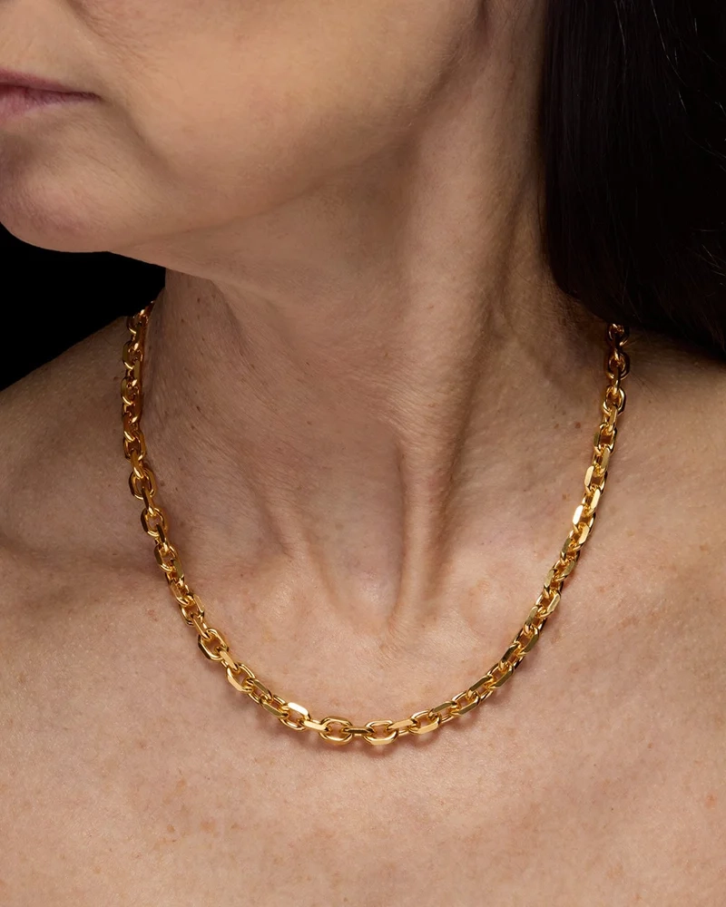 Claw Knife Edge Necklace Gold • Maria Nilsdotter • Fri Frakt