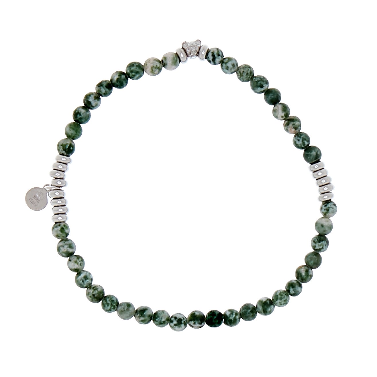 Bear elastic brace green silver - CU Jewellery - Snabb frakt ...