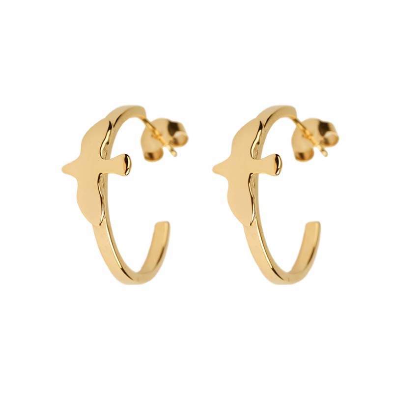 Dove Hoop Small Gold - Emma Israelsson - Svemsk snyckesdesign - Nordic ...