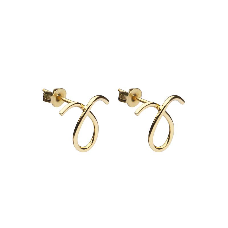 Loop Small Ear Gold - CU Jewellery - Snabb frakt - Nordicspectra.se