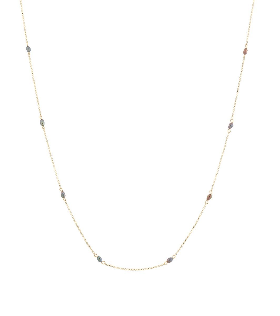 Perla Mini Necklace Multi Teal Gold - Edblad - Omgående leverans ...