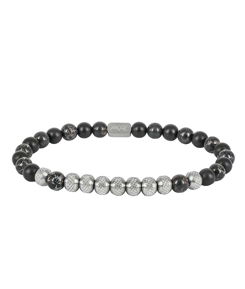 PHOENIX Armband Svart / Stål - Snabb frakt - Nordicspectra.se