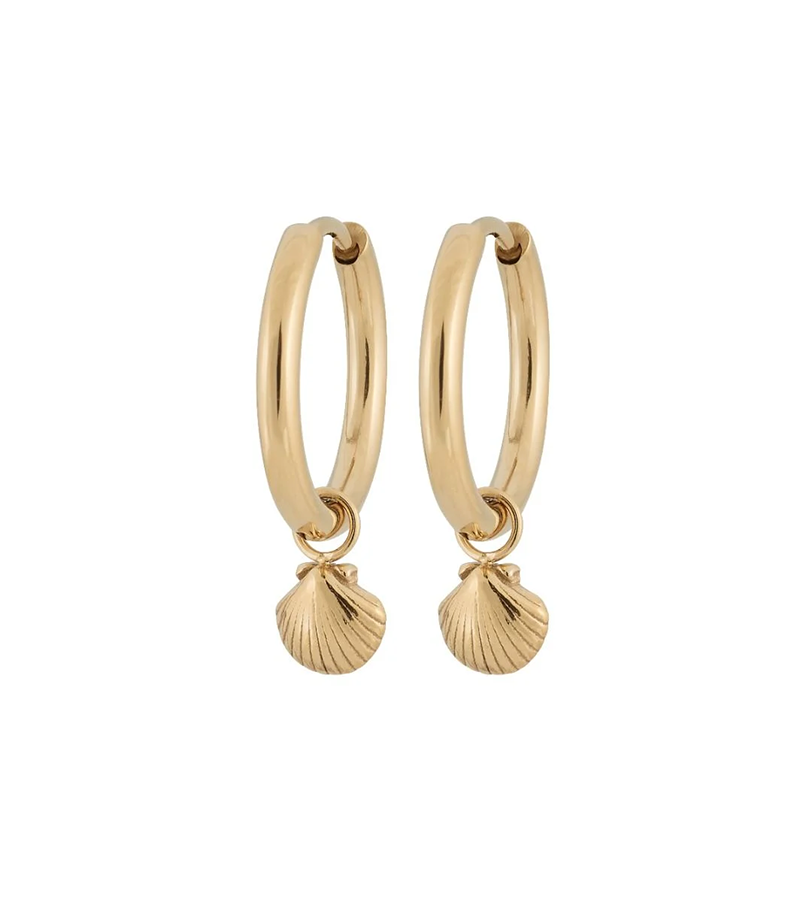 Beachcomber Shell Hoops Gold - Edblad - Omgående leverans - Nordic Spectra