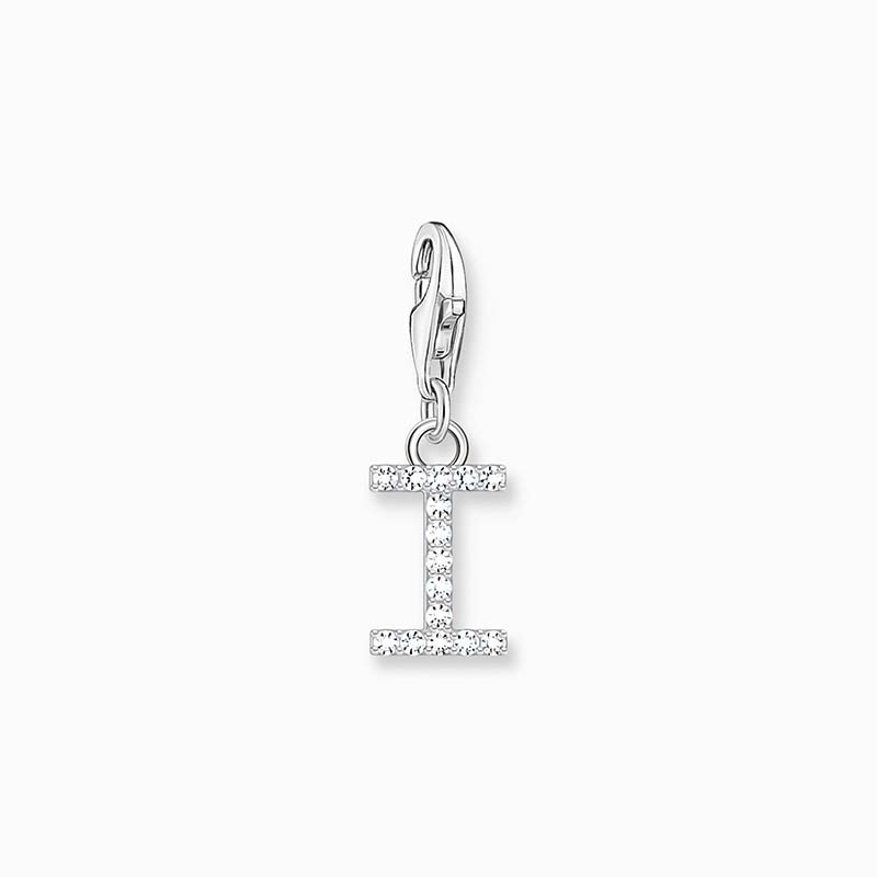 Bokstav I med Vita Stenar Berlock • Thomas Sabo - 1-2 dagars leverans