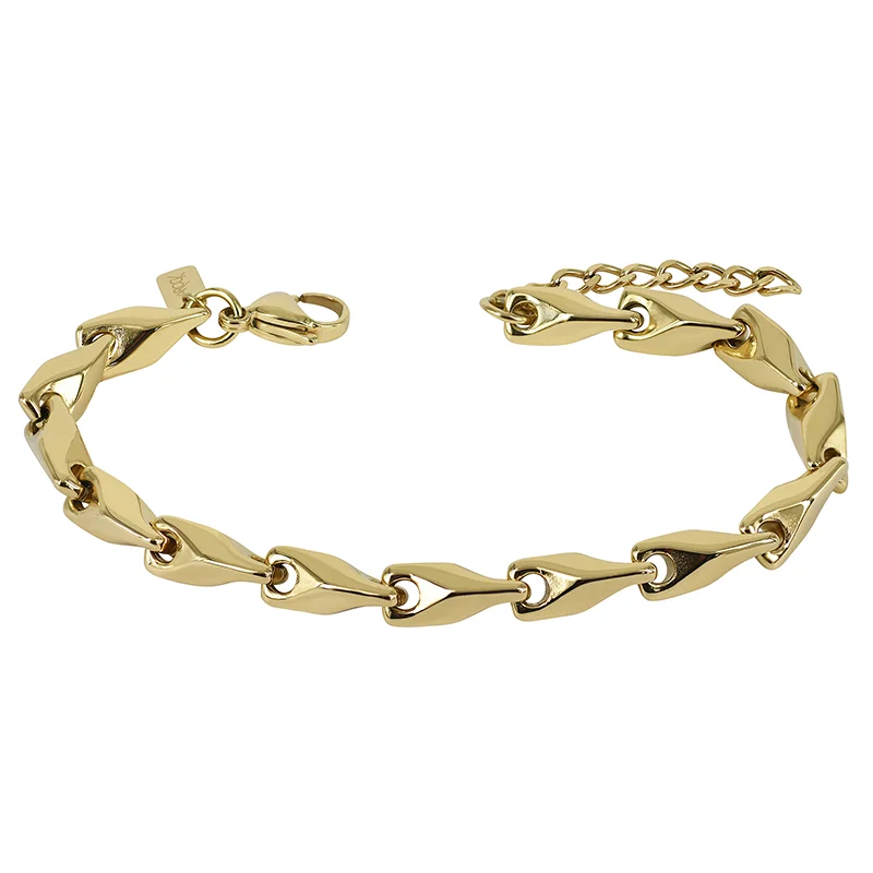 JAMES Wide Armband Guld - AROCK - Trendiga herrsmycken - Nordic Spectra