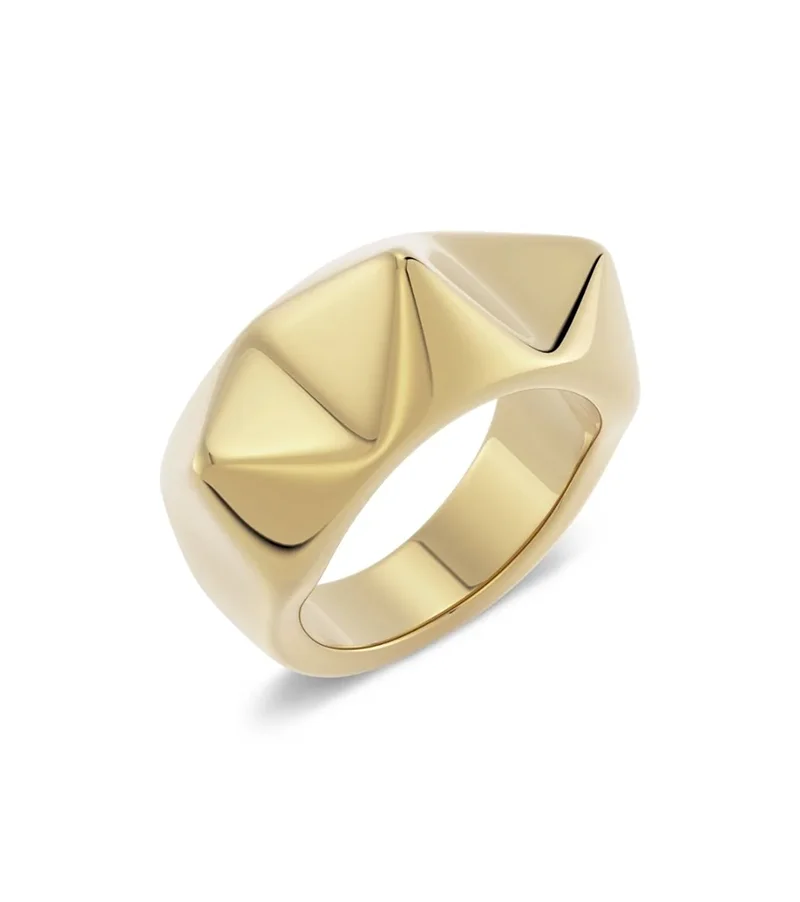 Peak Rivet Ring Gold • Edblad • Snabb leverans • Gratis inslagning