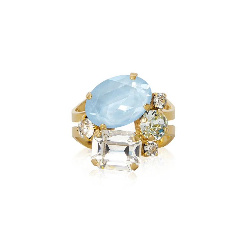 Mini Carolina Ring Gold Sky Combo - Caroline Svedbom - 1-2 dagars leverans