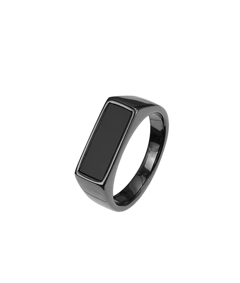 COLE Ring Onyx/GunMetal - AROCK - Trendiga herrsmycken - Nordic Spectra
