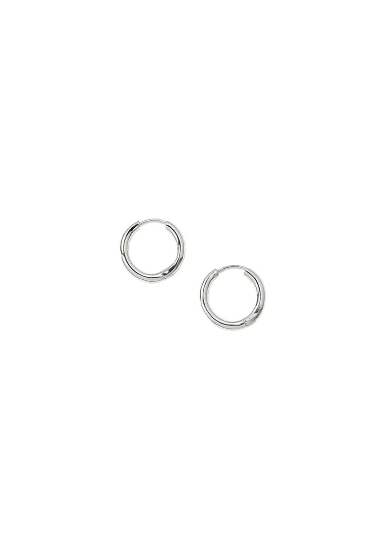 Beloved Fat Small Hoops Silver • Syster P • Snabb leverans & Gratis ...