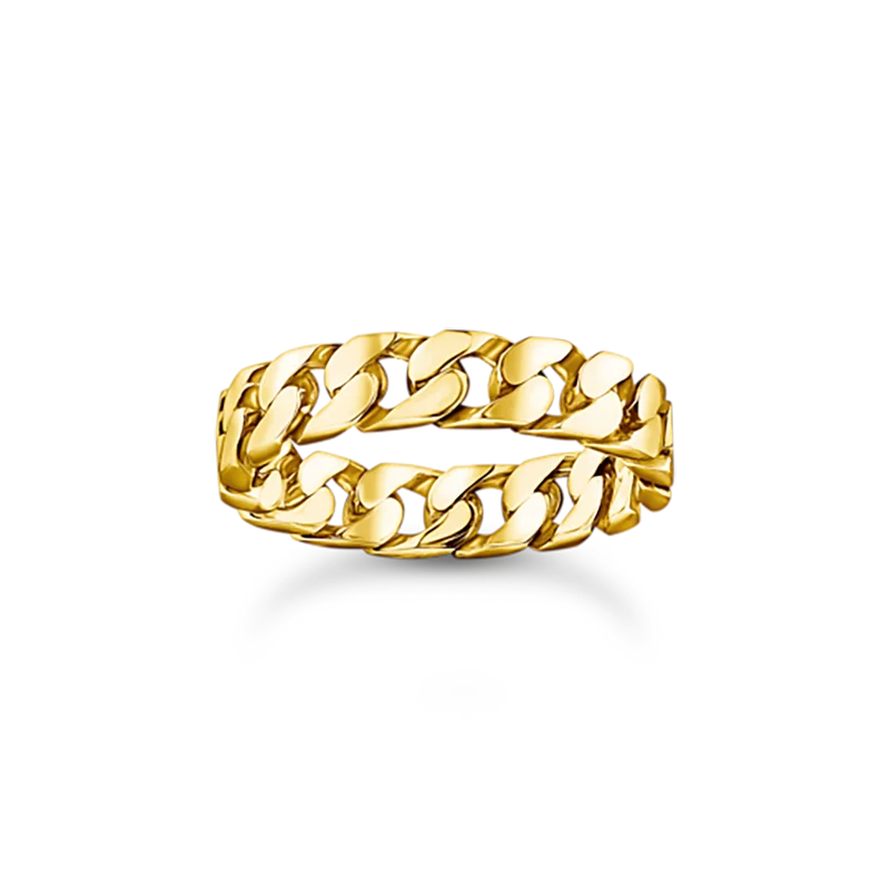 Pansarlänk Ring Guld • Thomas Sabo - 1-2 dagars leverans