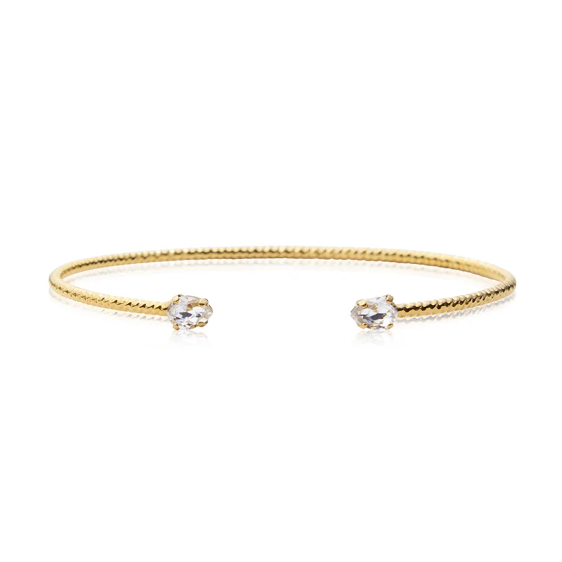 Amelia Bracelet Gold Crystal • 1-2 dagars leverans • Gratis inslagning