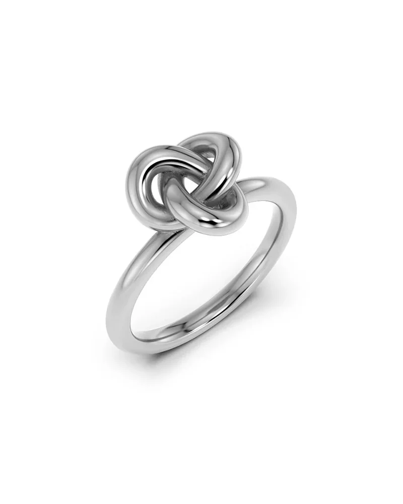 Infinity Knot Ring S Steel • Edblad • Snabb leverans • Gratis inslagning