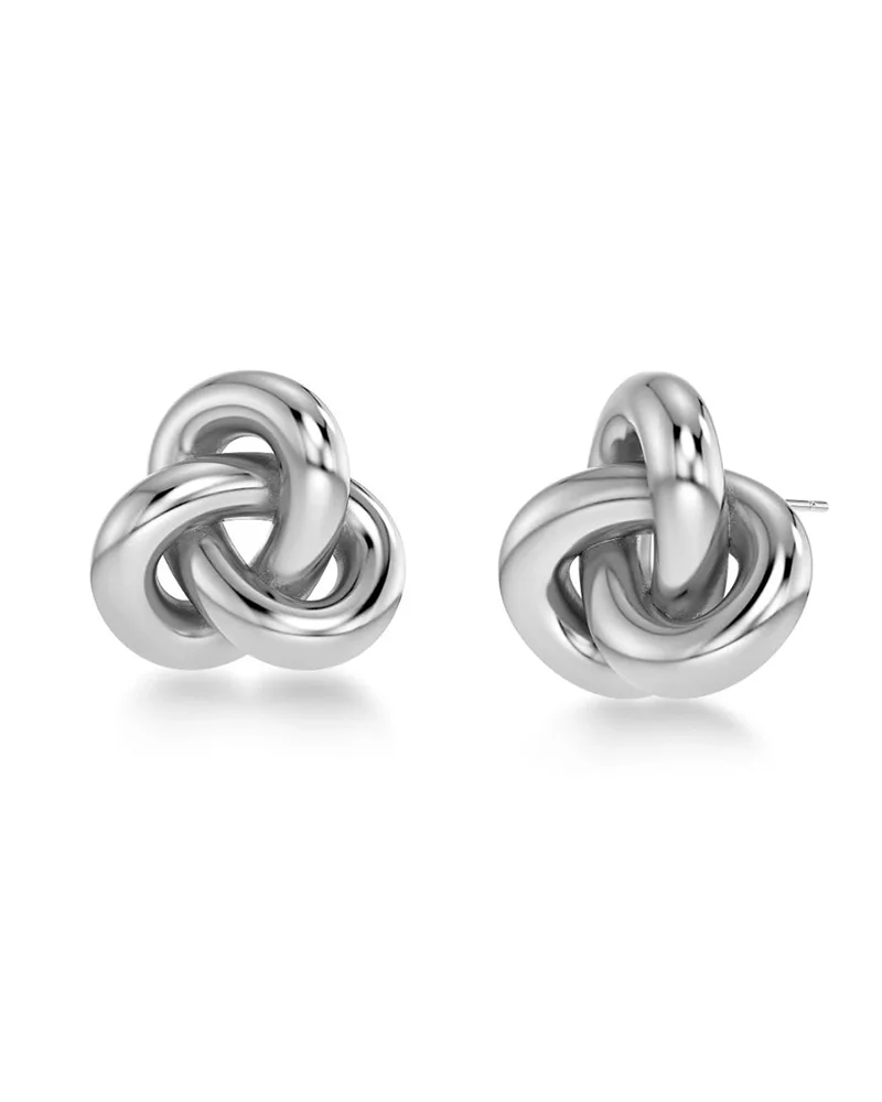 Infinity Knot Studs L Steel • Edblad • Snabb leverans • Gratis inslagning