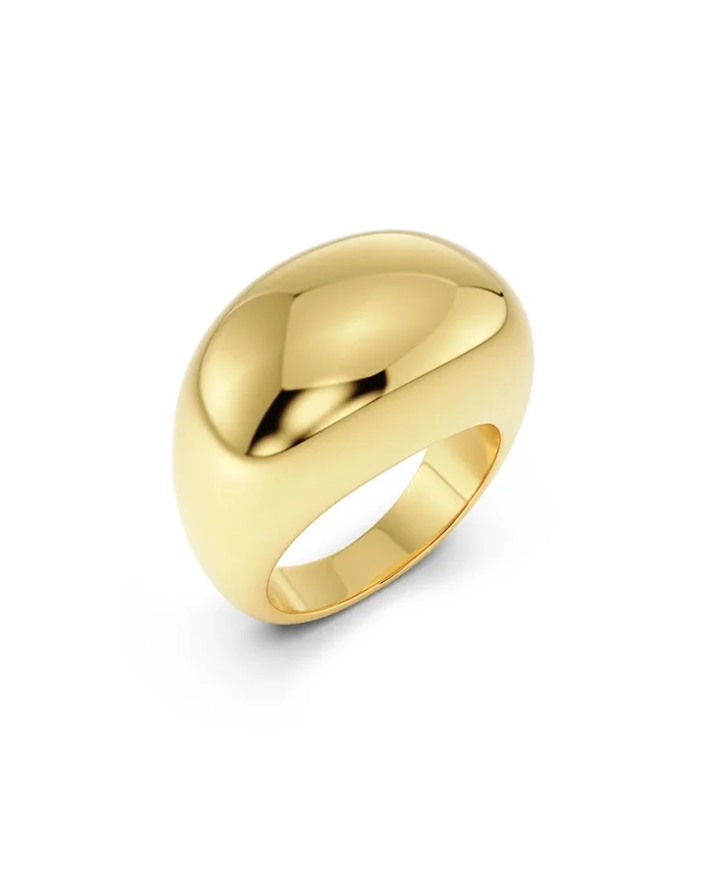 Silver Bean Ring Gold • Edblad • Snabb leverans • Gratis inslagning