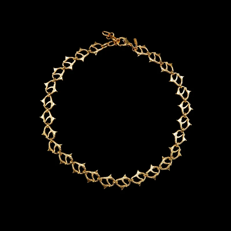 Thorn Chain Necklace Gold • Maria Nilsdotter • Fri Frakt