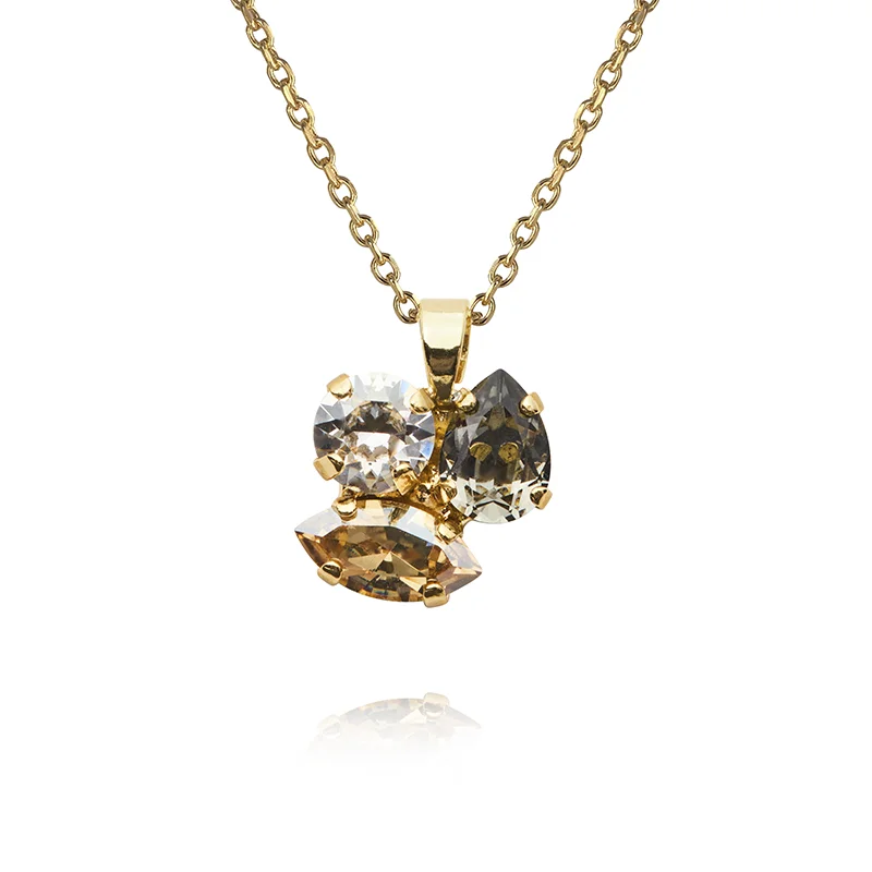 Ana Necklace Gold Black Golden Combo • 1-2 dagars leverans • Caroline ...