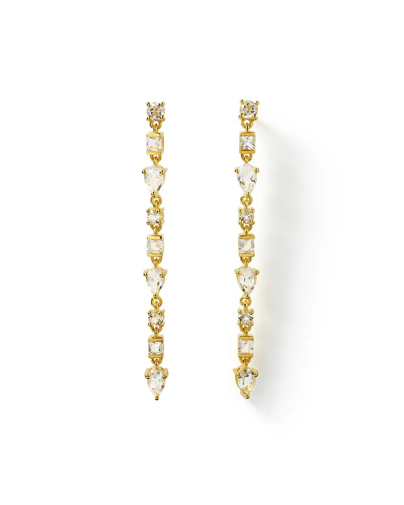 Pam Long Earrings Gold • Syster P • Snabb leverans & Gratis paketinslagning