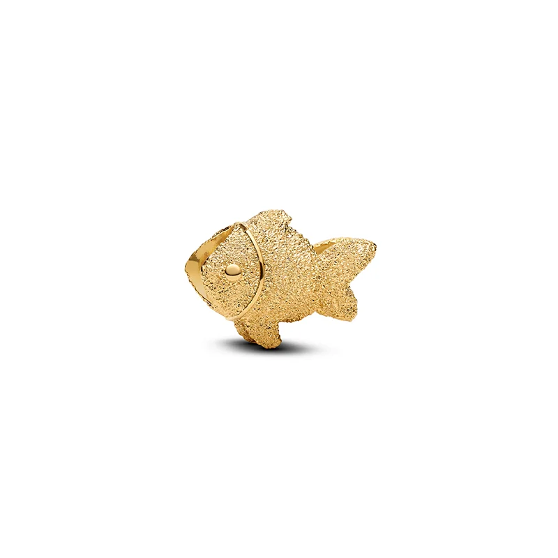 Mini Fisk Berlock Guld • 1-2 dagars leverans • Gratis inslagning